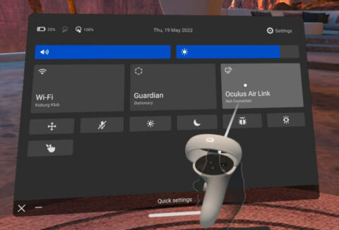 How to enable Oculus Link cable : AIXR